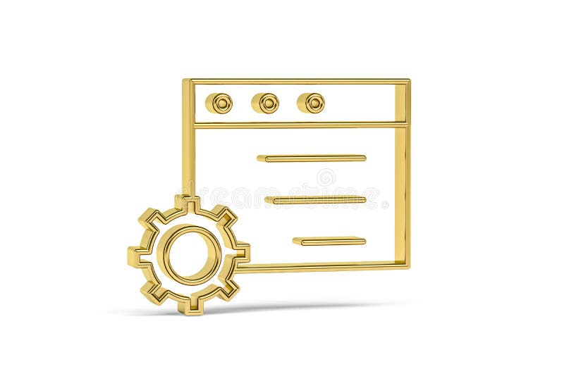 Golden Icon Settings Stock Illustrations – 1,319 Golden Icon Settings ...