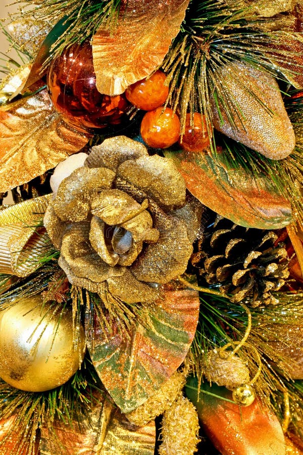 Golden decoration stock image. Image of celebration, decoration - 3813699