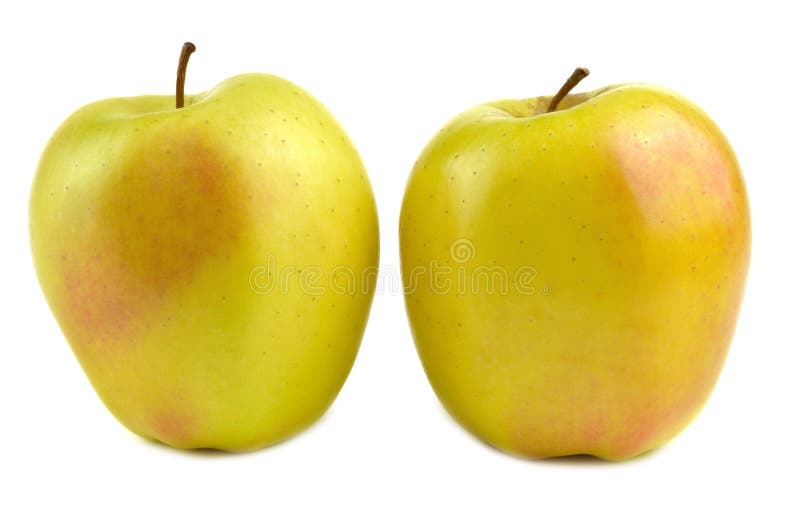 Golden- Delicious Apfel stockfoto. Bild von abendessen - 28435484