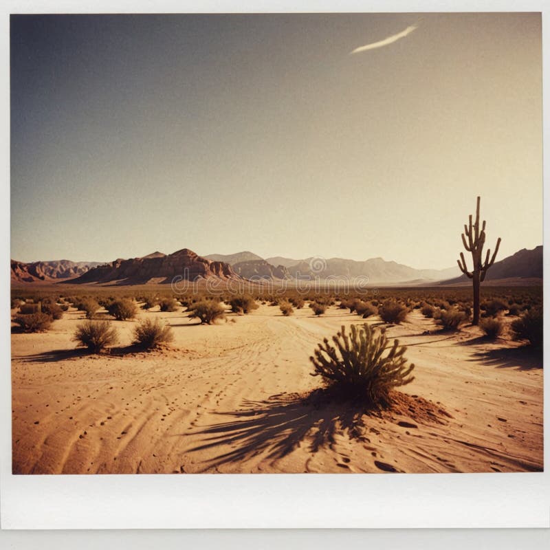 Golden Desert Dream Capturing Serenity in Warm Tones Stock Illustration ...