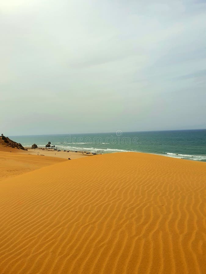 Desert, Ocean, Mountains, Sky and Clouds @ Hawks Nest Australia Stock ...