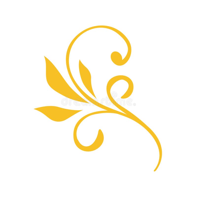 Golden Design Frame Element Vector Stock Vector - Illustration of white ...