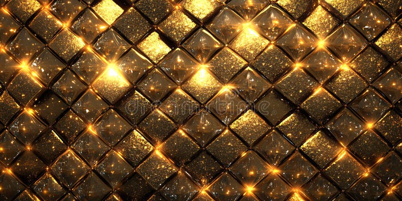 Golden Diamond Pattern Background Abstract Texture Image Stock ...