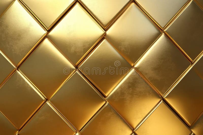 Golden Diamond Pattern Texture Stock Illustration - Illustration of ...