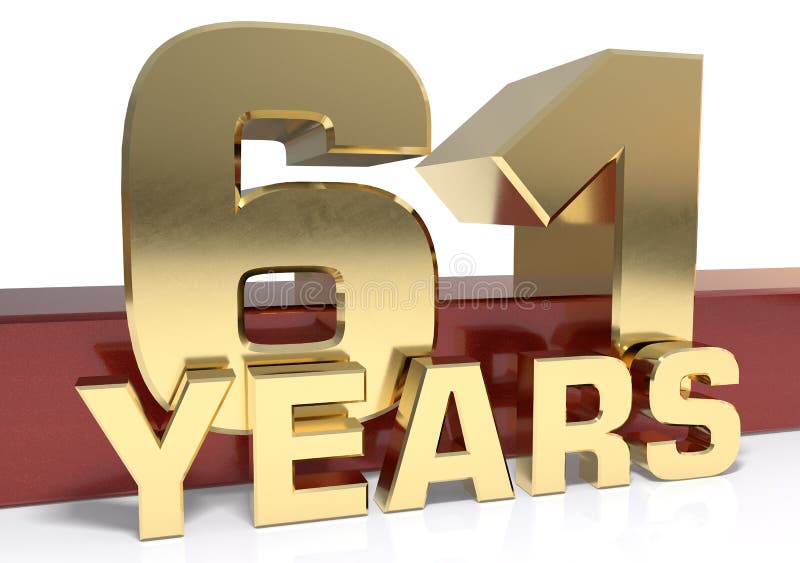 Golden Sixty One and the Word of the Year, Decorated with Stars ...