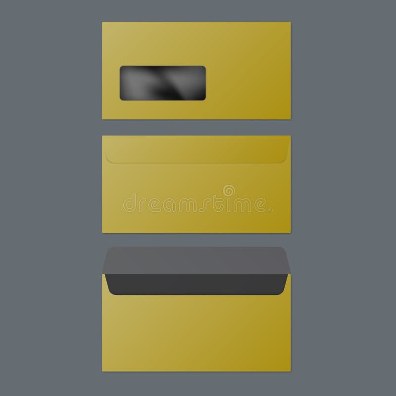 Open Golden Envelope Stock Illustrations – 550 Open Golden Envelope ...