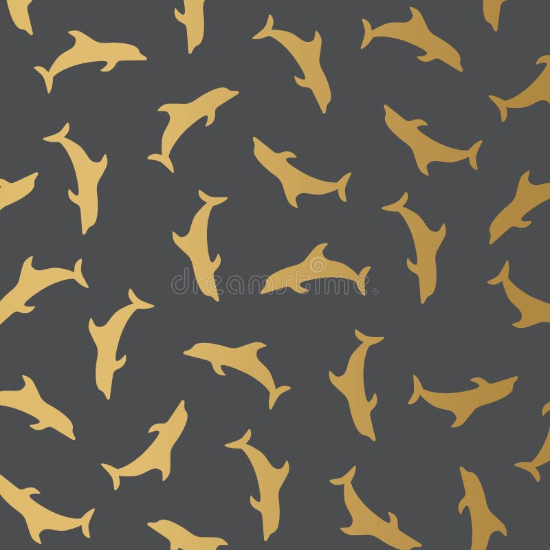 Golden Dolphin Stock Illustrations – 430 Golden Dolphin Stock ...