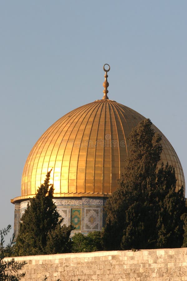 Golden dome stock image. Image of golden, jerusalem, east - 779839