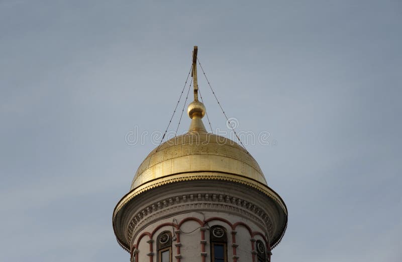 Golden dome closeup stock image. Image of color, exterior - 45499965