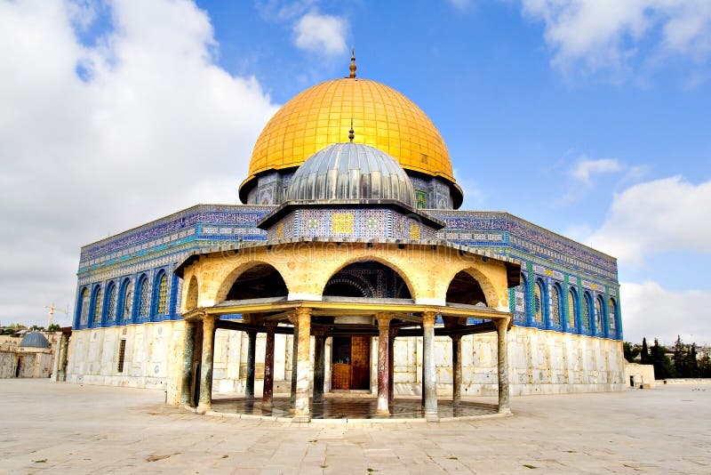 Golden Dome Mosque stock photo. Image of jewish, cupola - 3302666