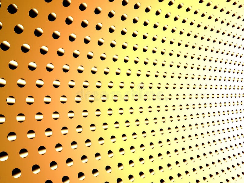 Golden Dots Glossy Abstract Background Stock Illustration ...