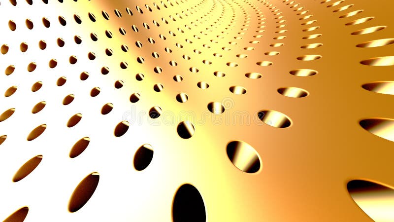 Golden Dots Glossy Abstract Background Stock Illustration ...