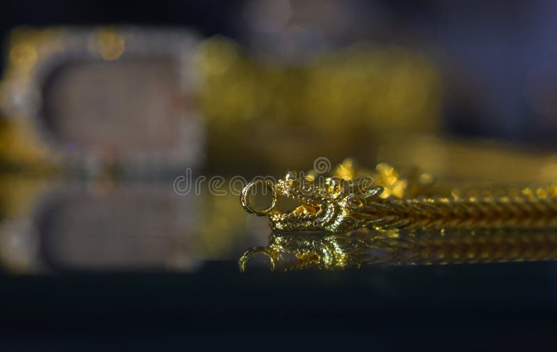 Golden dragon chain stock photo. Image of link, asian - 266798558