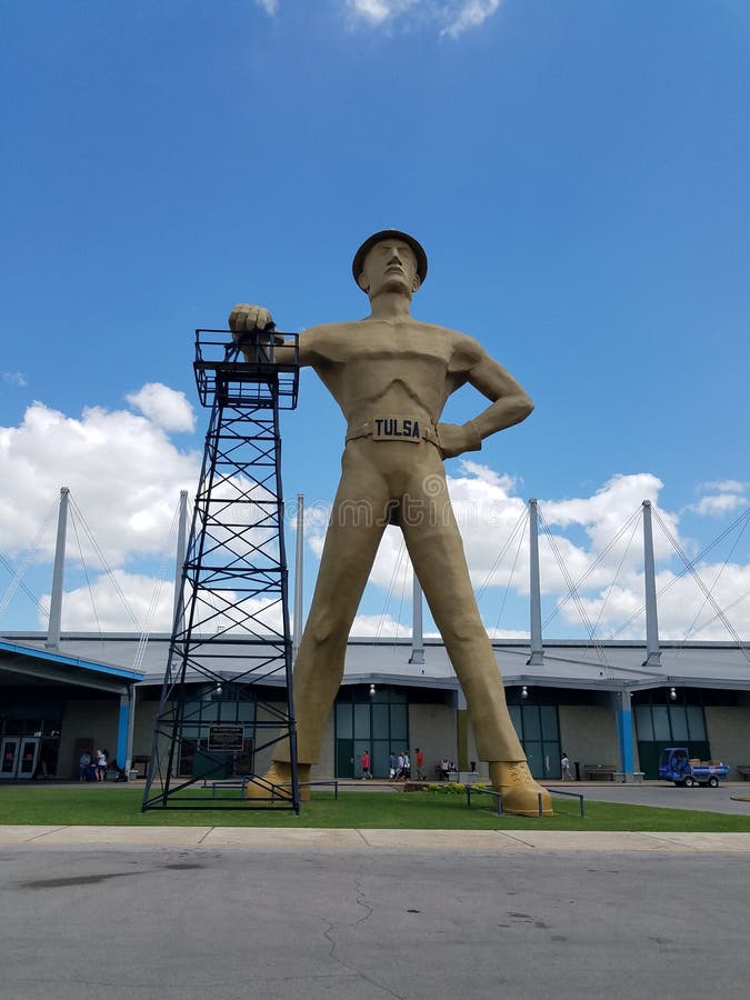 The Golden Driller - Historic Tulsa Landmark - Mid Continent Oil ...