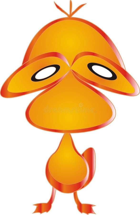 Golden Duck Goose stock illustration. Illustration of duck - 12079129