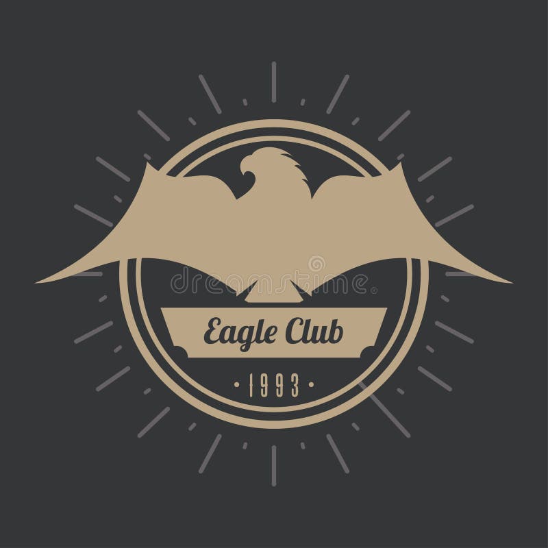 Eagle Club Logo Team Mascot E-sport Vector Illustration Design. Stock ...