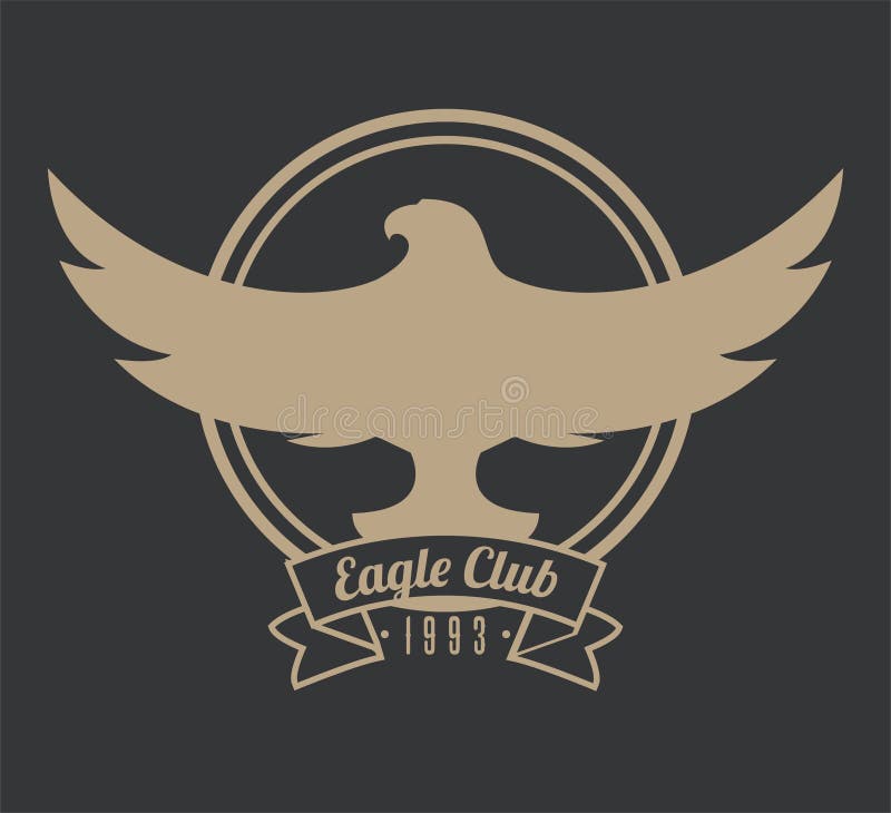 Eagle Club Logo Team Mascot E-sport Vector Illustration Design. Stock ...