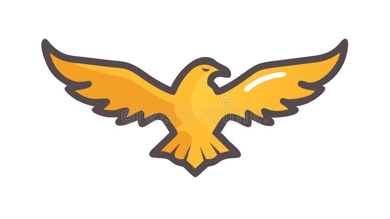 Golden Eagle Soaring Vector Art, Emblem of Strength and Prowess, Vector ...
