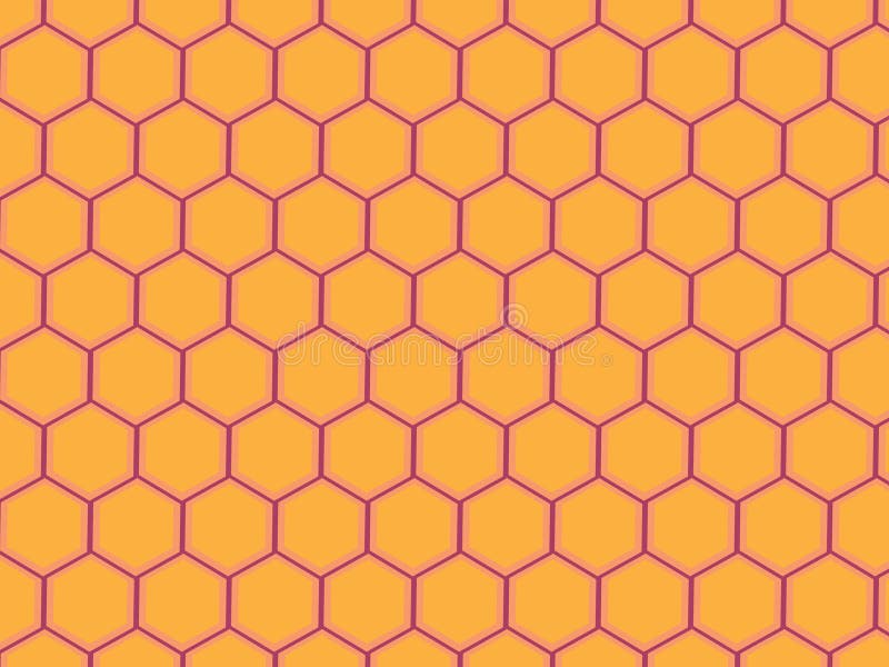 Golden Effect Honeycomb stock vector. Illustration of design - 140162151