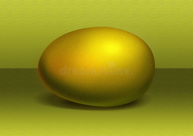 Golden egg stock illustration. Illustration of fortune - 187977