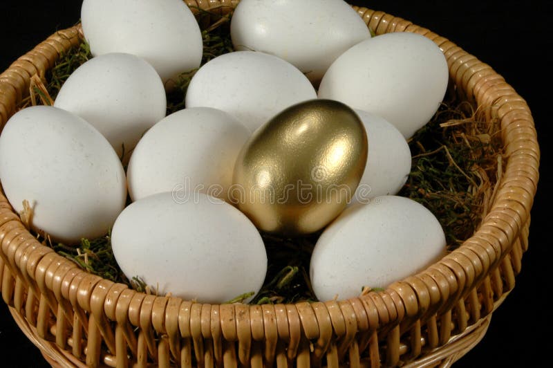 The Golden Egg stock image. Image of abundance, business - 957387