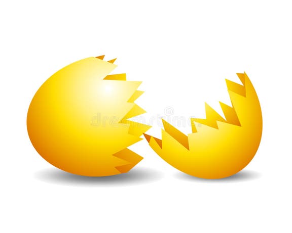 Golden Broken Egg Stock Illustrations – 1,200 Golden Broken Egg Stock ...