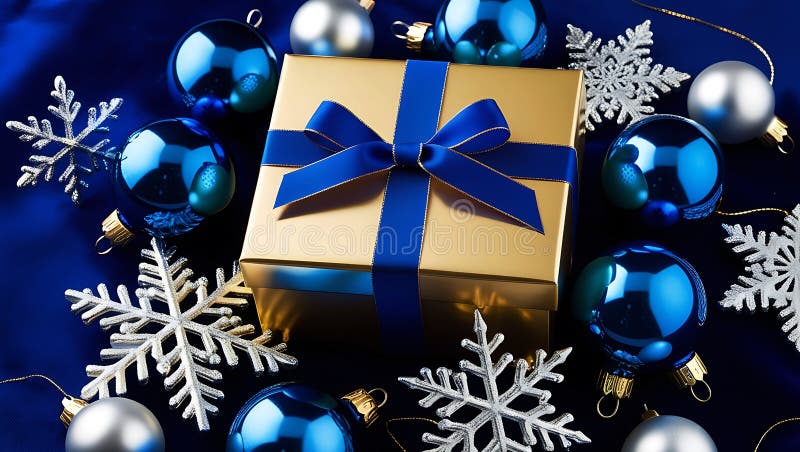 Golden Elegance the Perfect Holiday Gift Box Stock Illustration ...