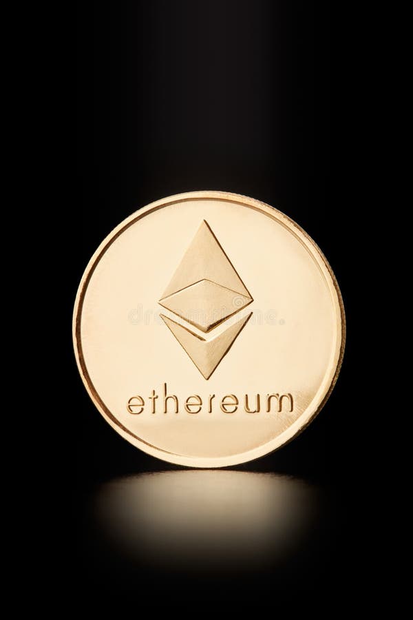 Ethereum coin editorial stock photo. Image of silver - 168956958