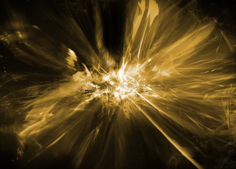 Golden explosion stock illustration. Illustration of explosion - 2335891