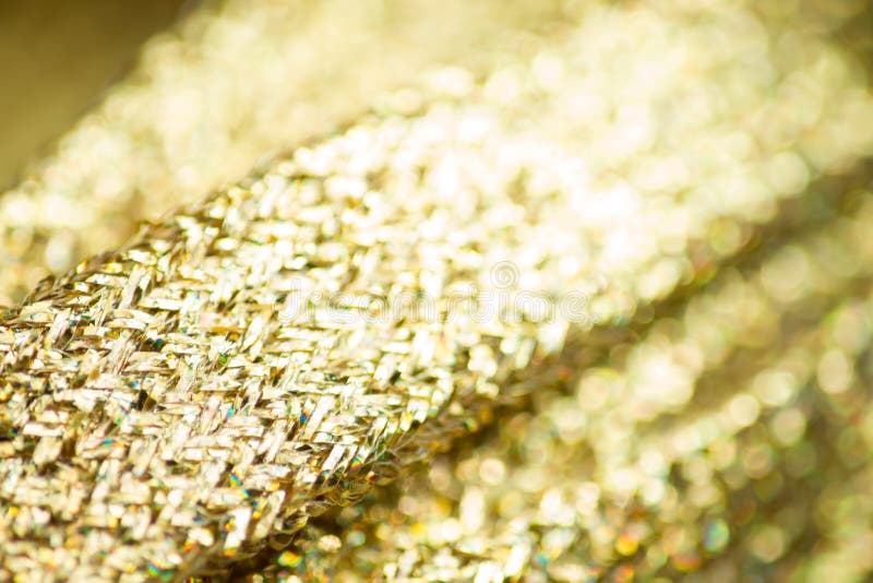 Golden fabric stock photo. Image of texture, bokeh, blink - 64503932