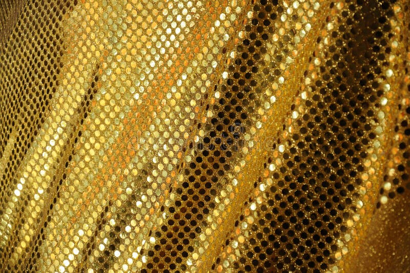 Gold netting fabric decor stock image. Image of field - 6915113