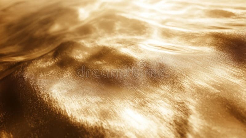 Golden Fabric Texture Showing Subtle Waves and Light Stock Illustration ...