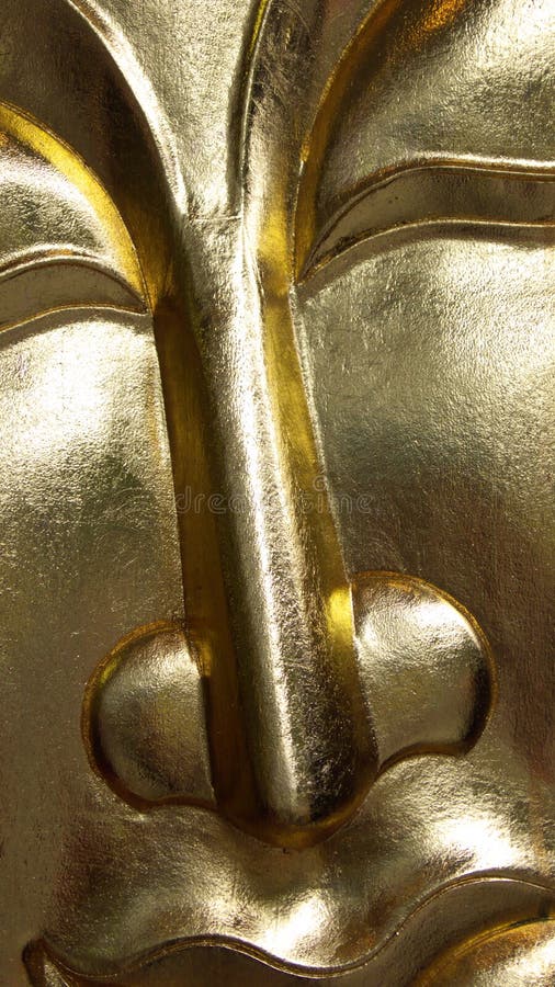 Golden Face stock photo. Image of luck, bright, head - 10876806
