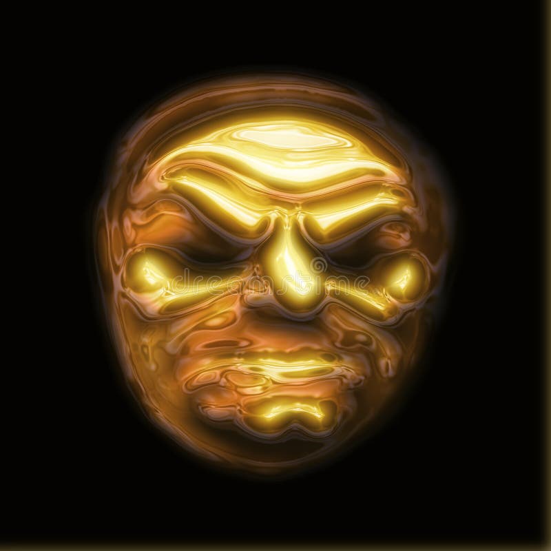 Matrix FACE stock illustration. Illustration of computer - 1360113