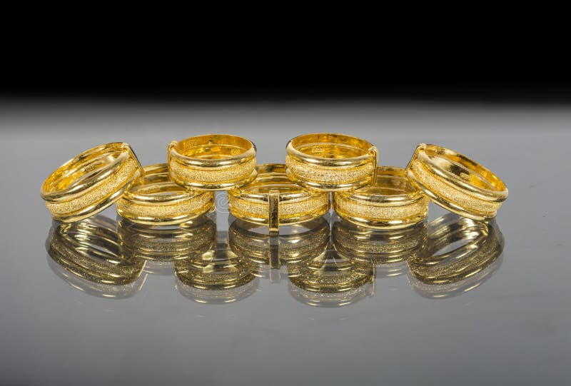 Golden fancy rings stock photo. Image of brilliant, romance - 49197448