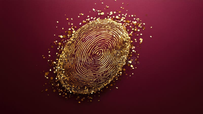 Biometric Identification Fingerprint Scanner. Stock Image - Image of ...