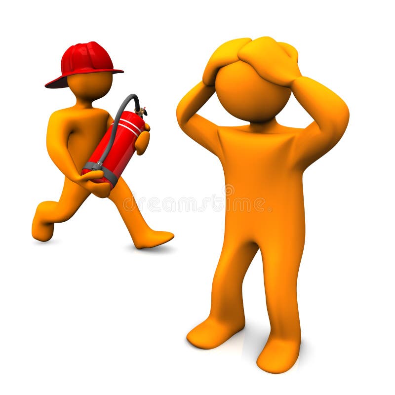 Fireman Stress Stock Illustrations – 52 Fireman Stress Stock ...