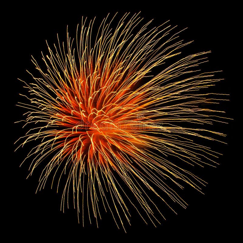 A red firework explosion stock image. Image of burst - 15677697