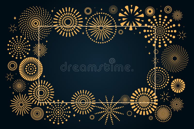 Fireworks Frame Stock Illustrations – 9,641 Fireworks Frame Stock ...