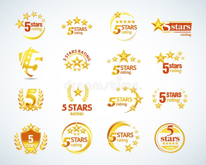 5 Star Logo Stock Illustrations – 1,442 5 Star Logo Stock Illustrations ...