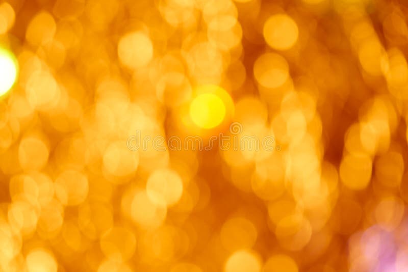 Golden Flare Lights Blur Background Stock Image - Image of golden ...