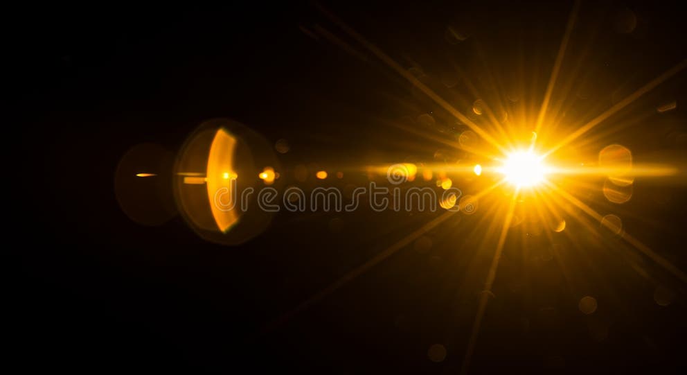 Golden Flare: Stunning Lens Flare Effect for Captivating Designs ...