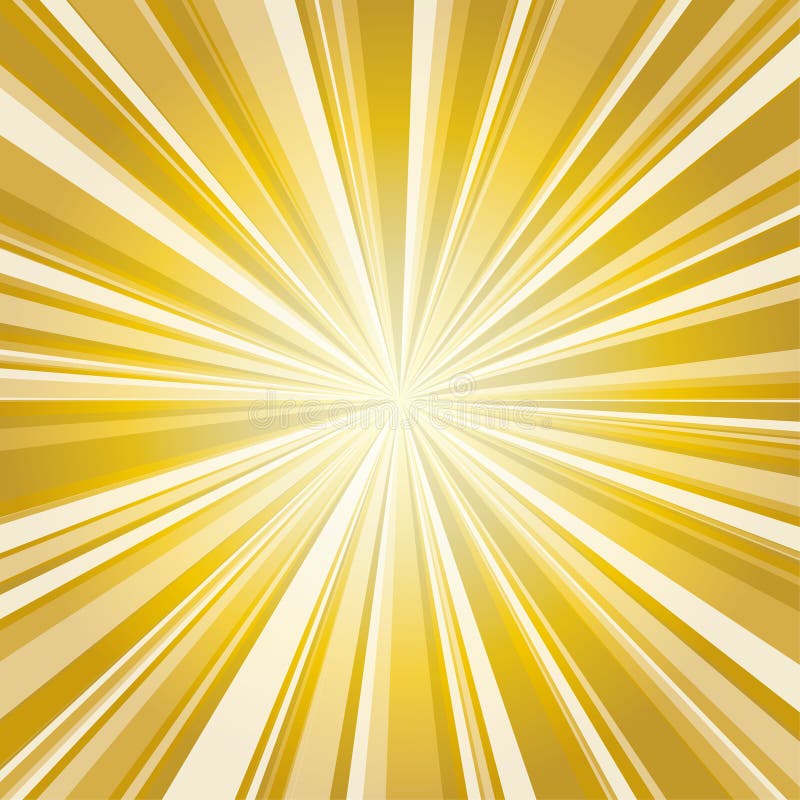 Golden Flash with Gradation -square Version Stock Illustration ...