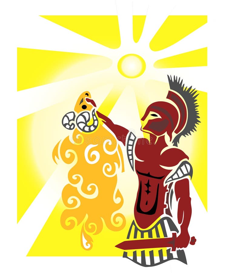 Golden Fleece. stock vector. Illustration of myth, golden - 16649791