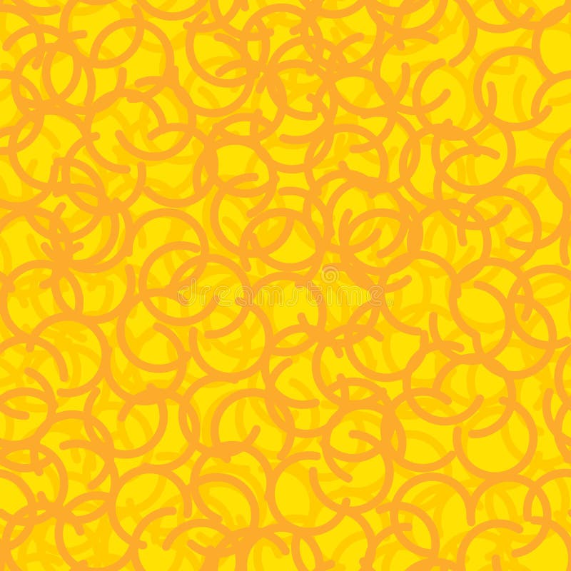 Golden Fleece Seamless Pattern. Yellow Fur Ram Texture Stock Vector ...