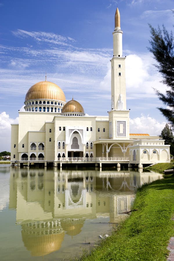 Golden domes on mosque stock photo. Image of architectural - 4625640