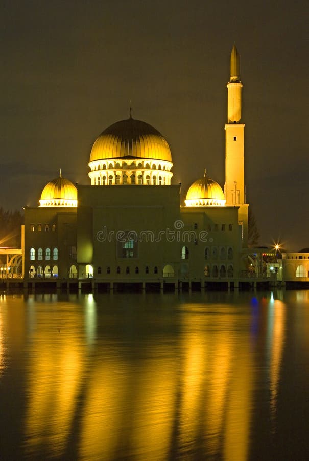 Floating Mosque, Malaysia stock photo. Image of landmark - 9265306