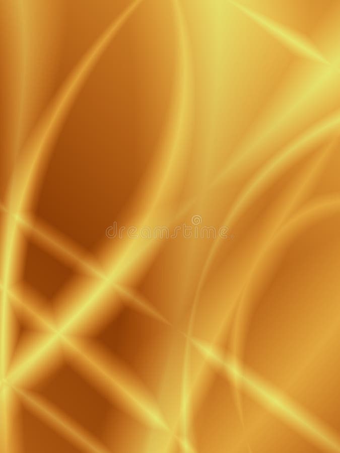Golden Flow Abstract Wallpaper Stock Illustration - Illustration of ...