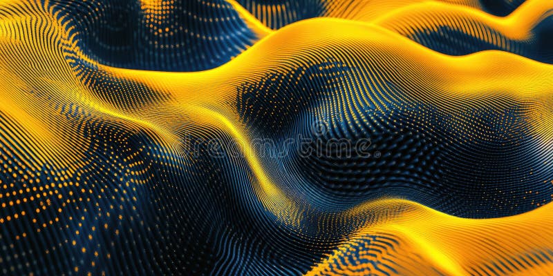 Golden Flow: Molten Liquid Gold Background Stock Illustration ...