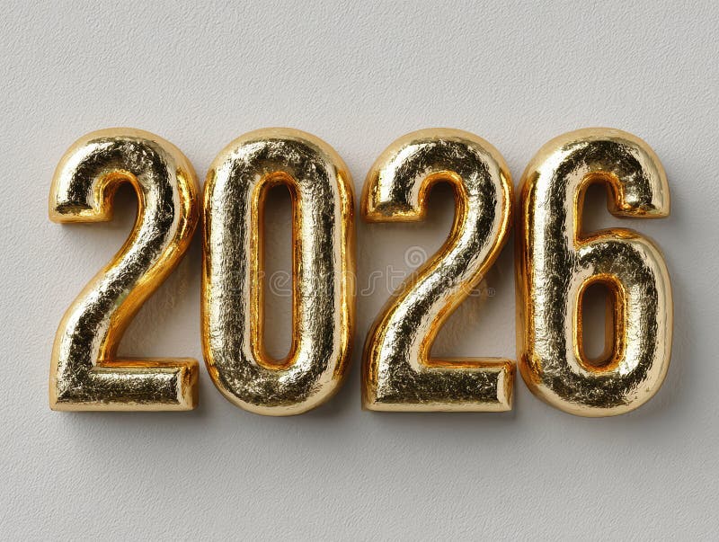 Golden Typography Focus 2026 Stock Photos - Free & Royalty-Free Stock ...